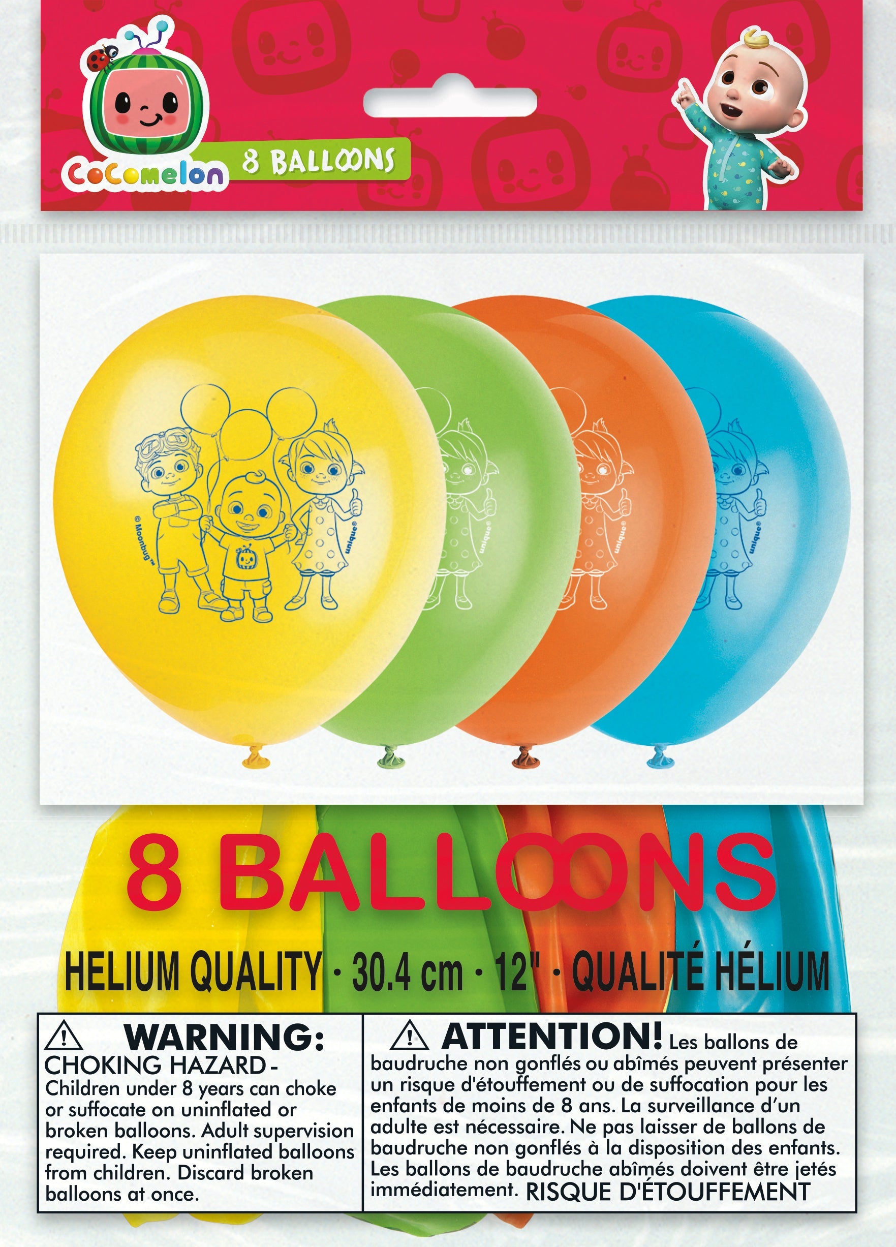 CoComelon Party Balloons: Sing & Celebrate! (Pack of 8) – Momentko